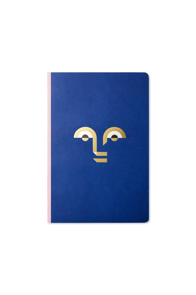 Octaevo Apollo Notes A5 in Pink and Blue - Lineae